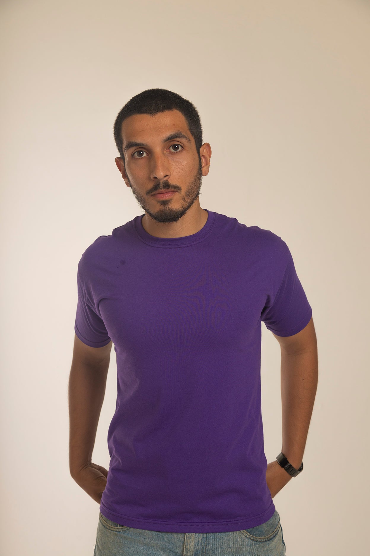 Camiseta Roxa Personalizada 100% Algodão – Bonjour Express